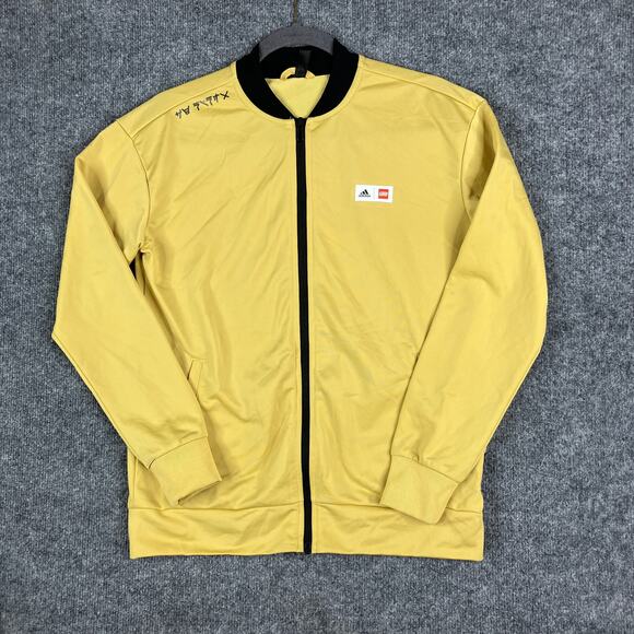 adidas | Jackets & Coats | Adidas Lego Jacket Boys L Yellow Primegreen ...